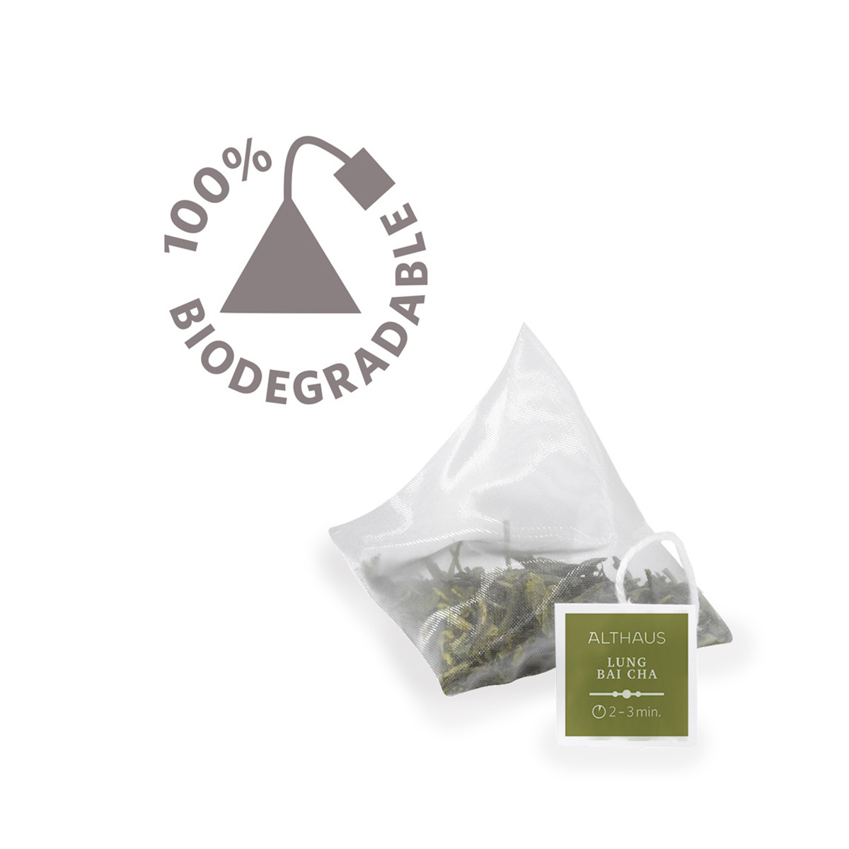 Green Tea | Lung Bai Cha | Althaus Tea | Pyra Pack