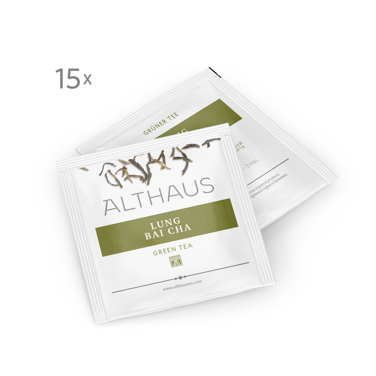 Green Tea | Lung Bai Cha | Althaus Tea | Pyra Pack